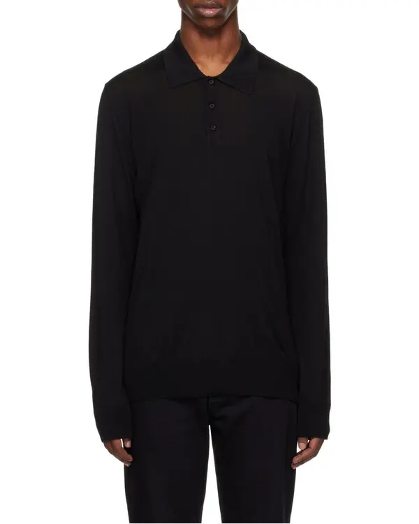 GOLDEN GOOSE Logo Patch Polo Shirt