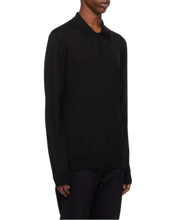 GOLDEN GOOSE Logo Patch Polo Shirt