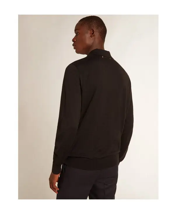 GOLDEN GOOSE Logo Patch Polo Shirt