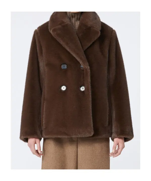 Max Mara Double-breasted Textured Jacket