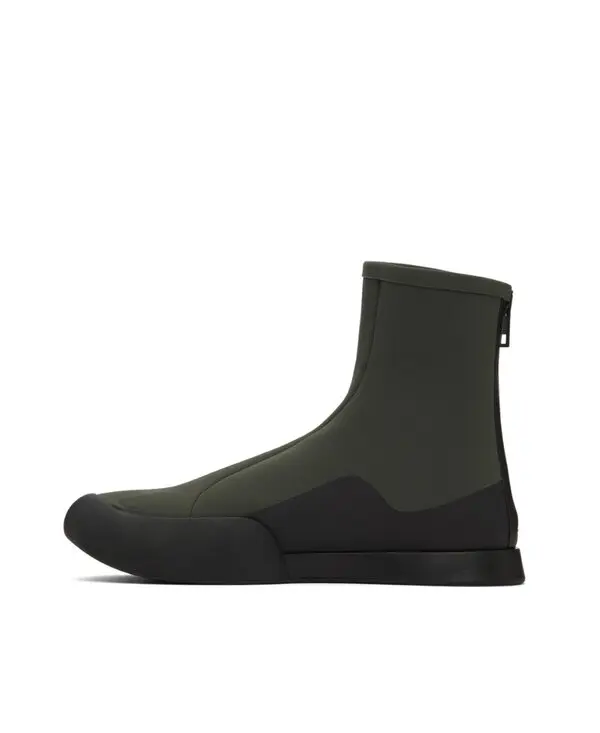 THE ROW Zip Up Ankle Boots