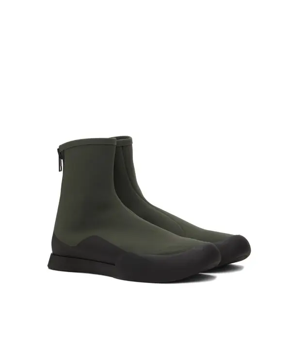 THE ROW Zip Up Ankle Boots