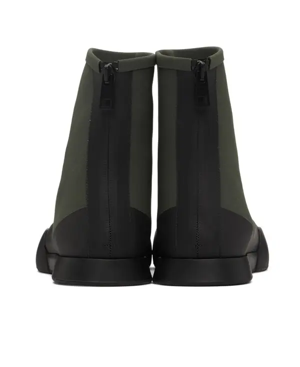 THE ROW Zip Up Ankle Boots