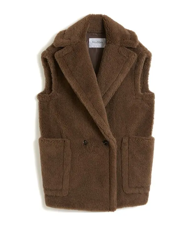 Max Mara Bormida Double-breasted Gilet - Green