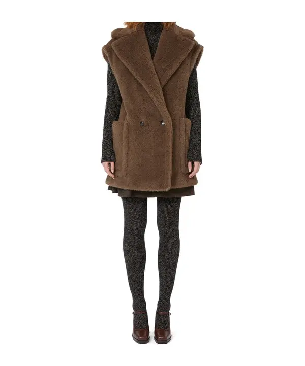Max Mara Bormida Double-breasted Gilet - Green