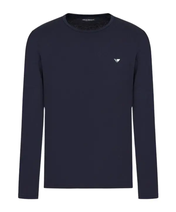 Emporio Armani Round Collar Logo T-shirt