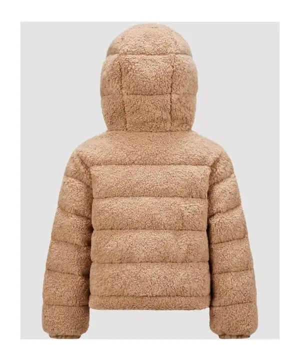 Moncler Teddy Effect Down Jacket With Hood