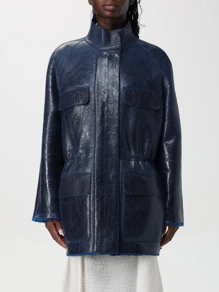 Fendi High-neck Long Sleeve Jacket