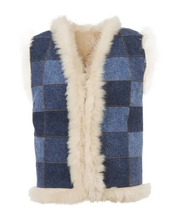 Chloé Reversible Sleeveless Jacket - Blue