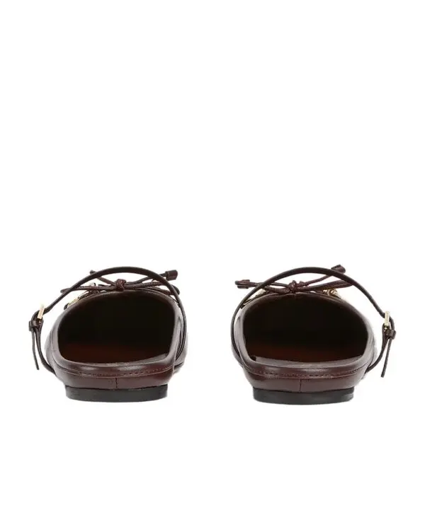Gucci Horsebit Mules With Bow Detailing