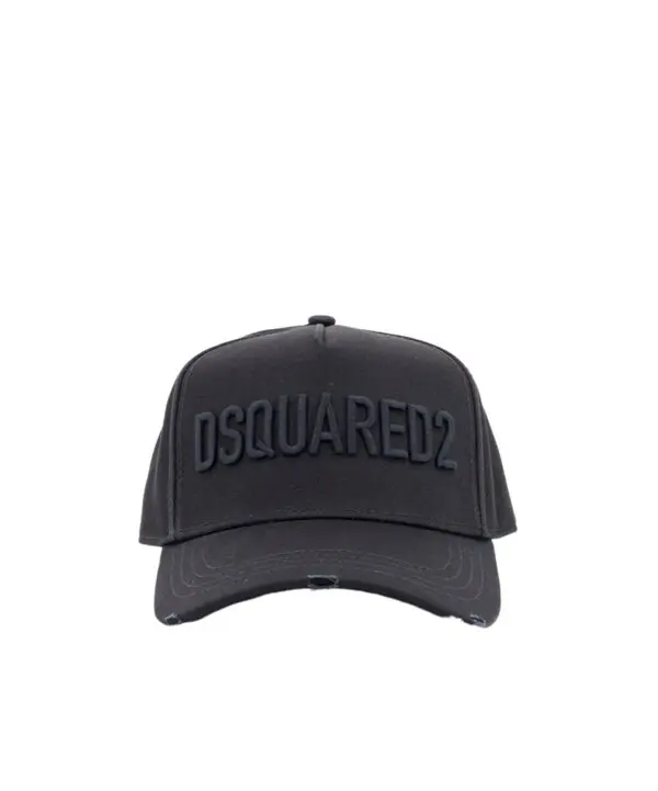 Dsquared2 Logo Embroidered Baseball Cap - Black