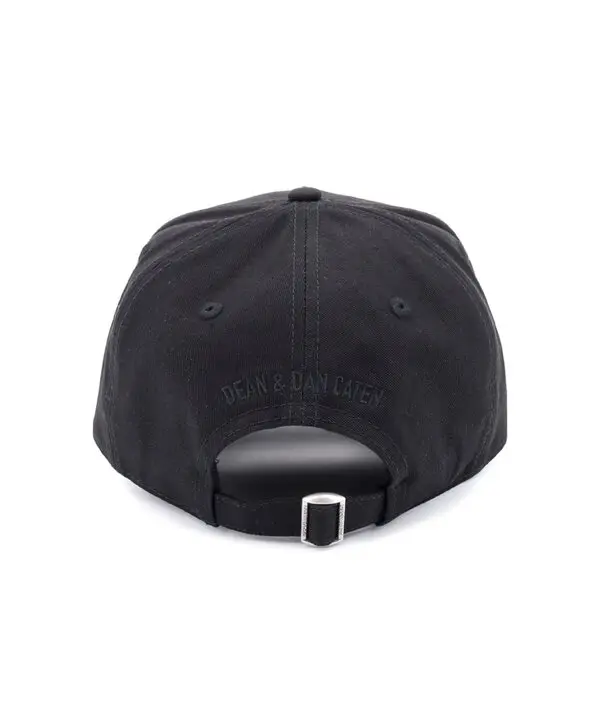 Dsquared2 Logo Embroidered Baseball Cap - Black