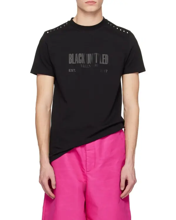 Valentino Garavani Logo Printed Crewneck T-shirt