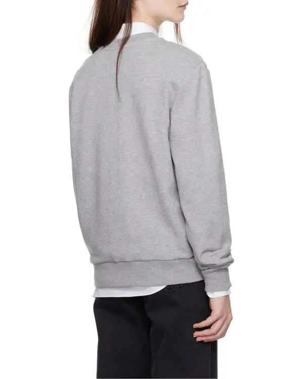 A.p.c. Logo Crewneck Sweatshirt - Gray