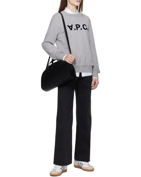 A.p.c. Logo Crewneck Sweatshirt - Gray