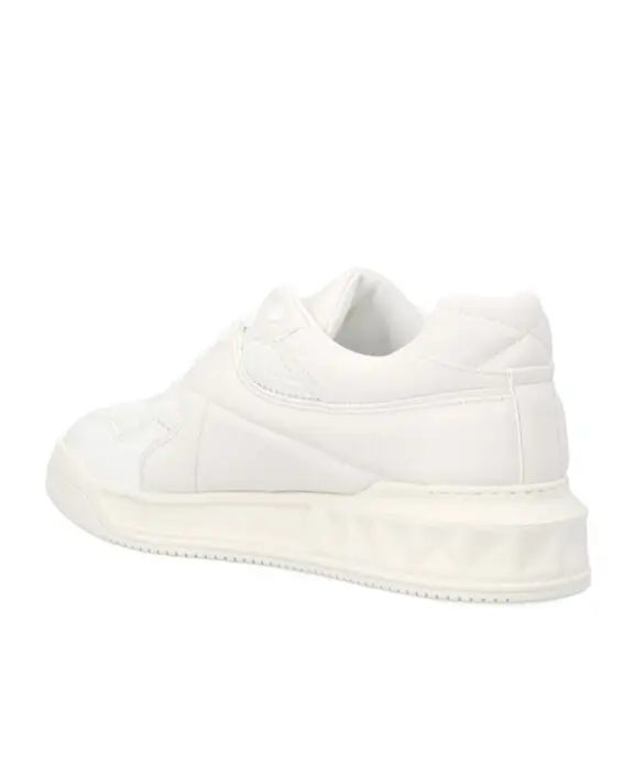 Valentino Garavani One Stud Lace-up Sneakers - White