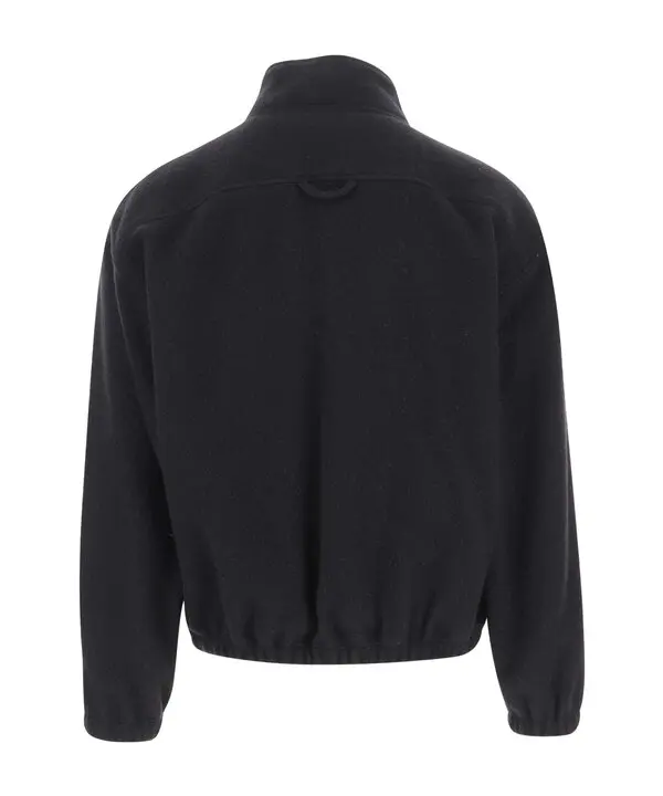 RIER Wool Fleece Sweatshirt - Black