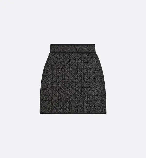 Dior Macrocannage Miniskirt - Black