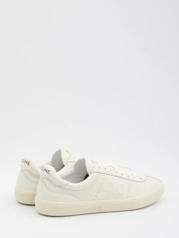 Celine Round Toe Lace-up Low Top Sneakers