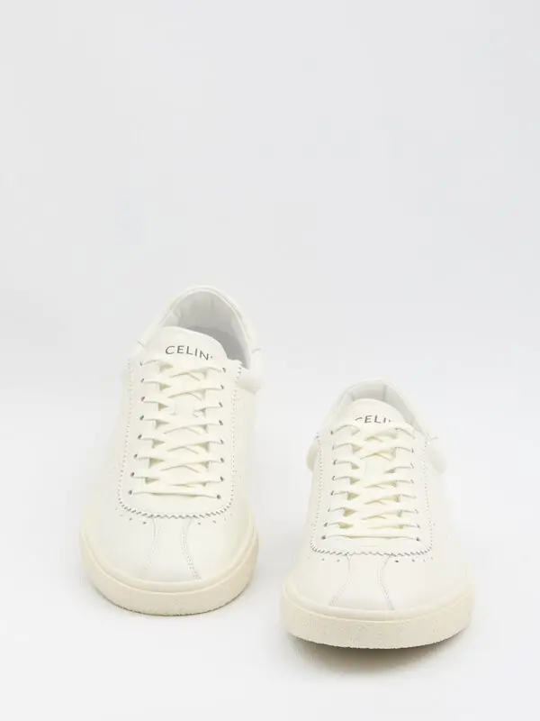 Celine Round Toe Lace-up Low Top Sneakers