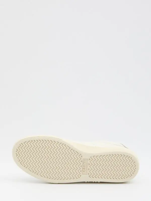 Celine Round Toe Lace-up Low Top Sneakers