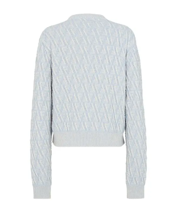 Fendi Monogrammed Crewneck Knit Sweater