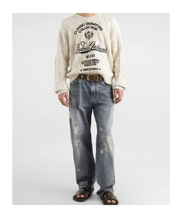 Dolce & Gabbana Distressed Denim Jeans