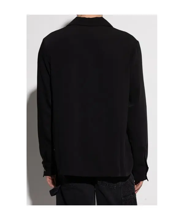 Amiri Logo-embroidered Collar Shirt