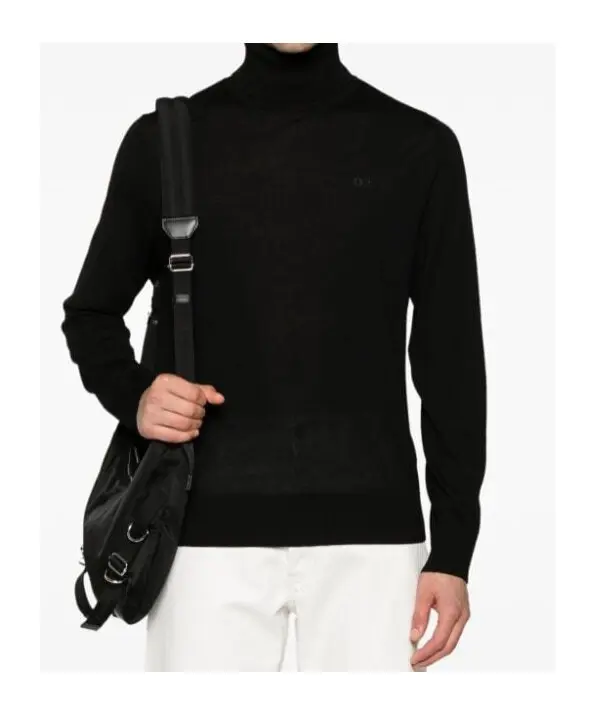Dsquared2 Roll-neck Knitted Jumper - Black
