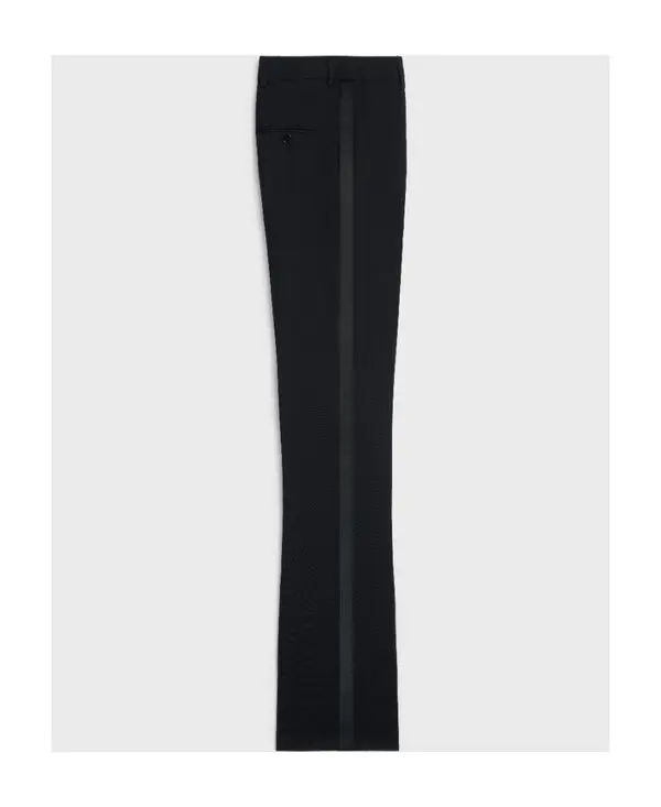 Celine Dylan Tuxedo Pants In Mohair And Silk