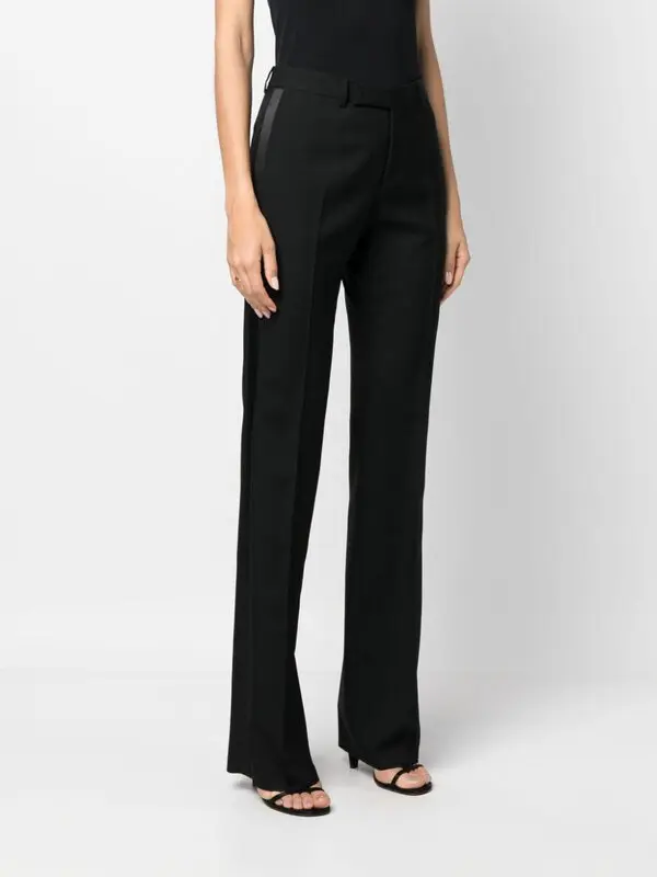 Celine Dylan Tuxedo Pants In Mohair And Silk