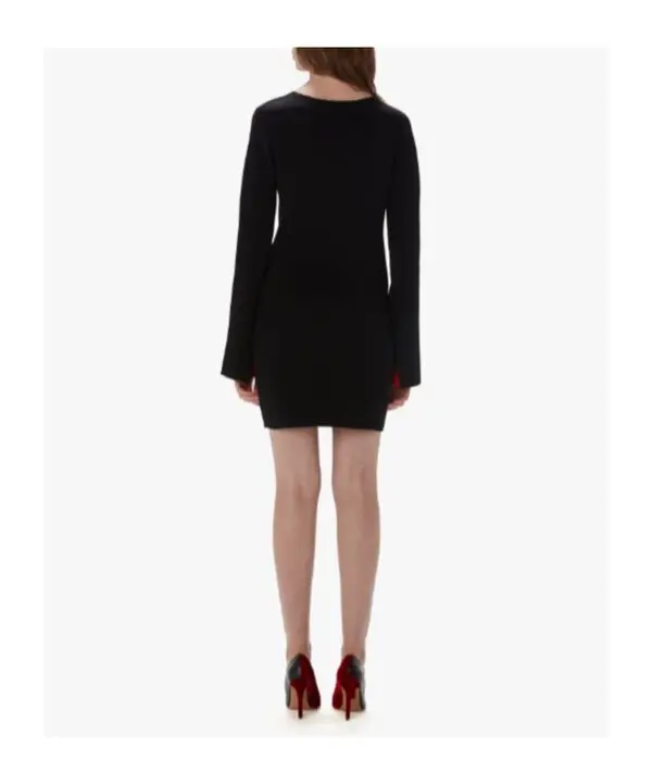 J.W.ANDERSON Jw Anderson Contrast Cuff Fitted Dress