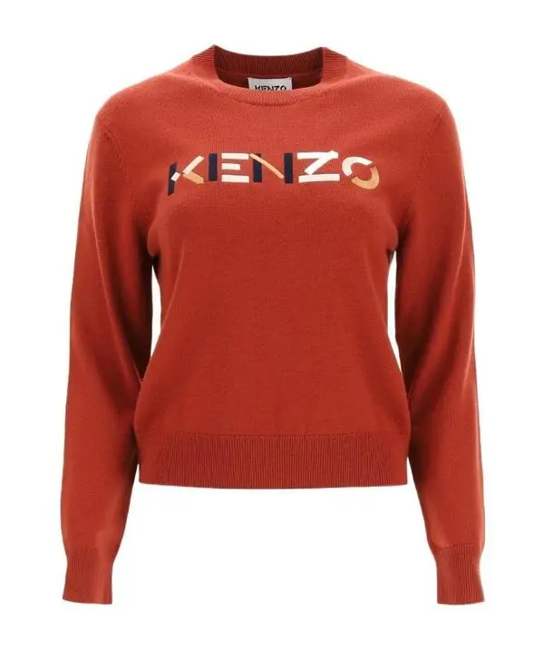 Kenzo Embroidered Logo Crew Neck Jumper