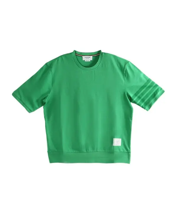 Thom Browne Jersey 4-bar T-shirt - Light Green