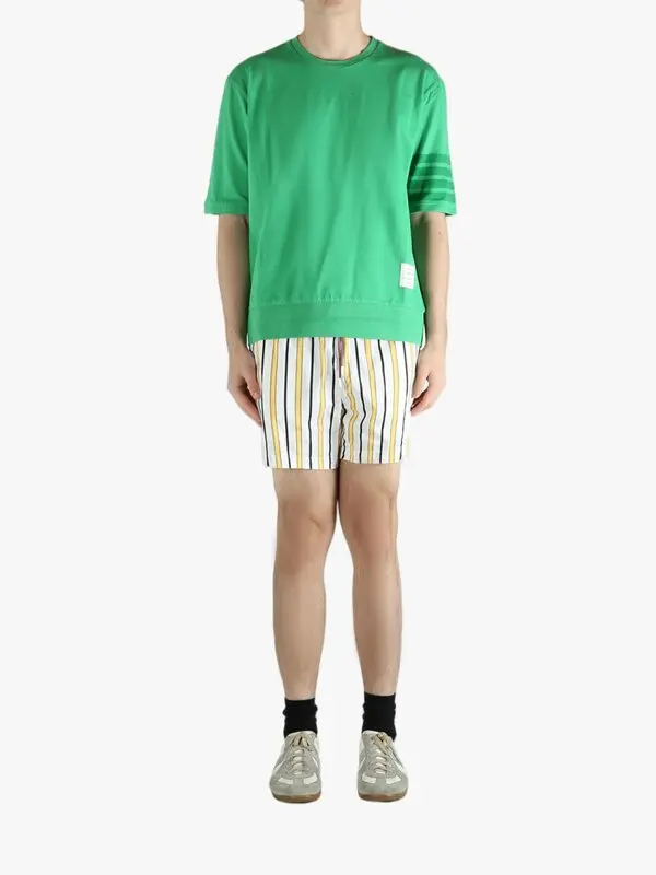 Thom Browne Jersey 4-bar T-shirt - Light Green