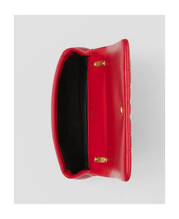 Burberry Quilted Mini Lola Shoulder Bag - Red