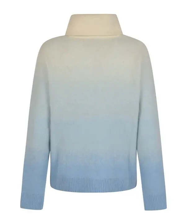 Casablanca Fluffy Gradient Zip Jacket - Blue
