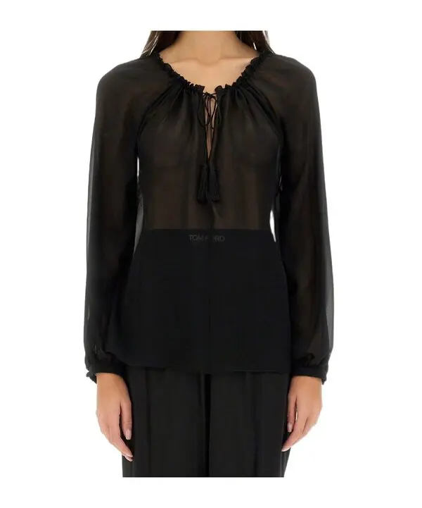 TOM FORD Gathered Top
