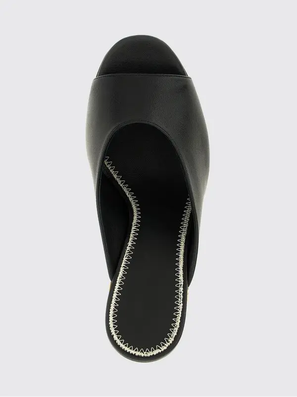 Magda Butrym Studded Open Toe Mules - Black
