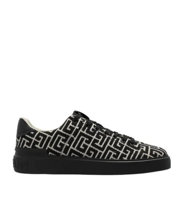 Balmain B Court Low-top Sneakers - Black