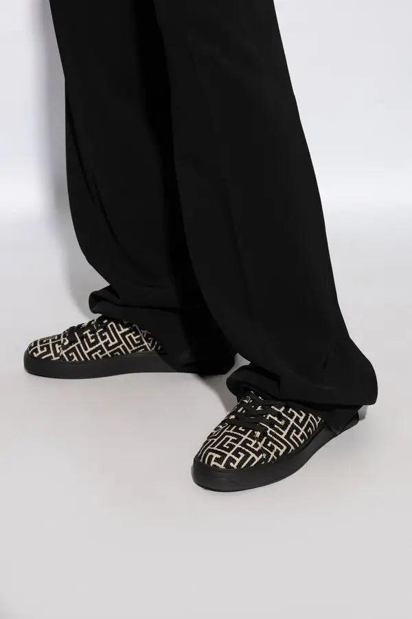 Balmain B Court Low-top Sneakers - Black