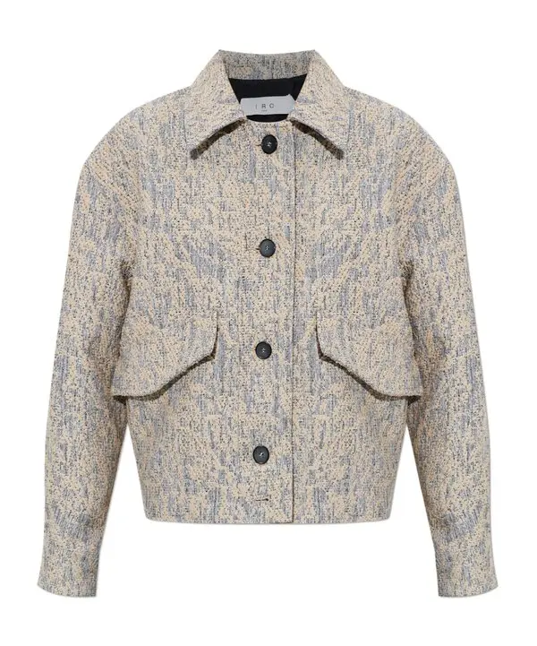 IRO PARIS Long Sleeve Casual Jacket - Gray