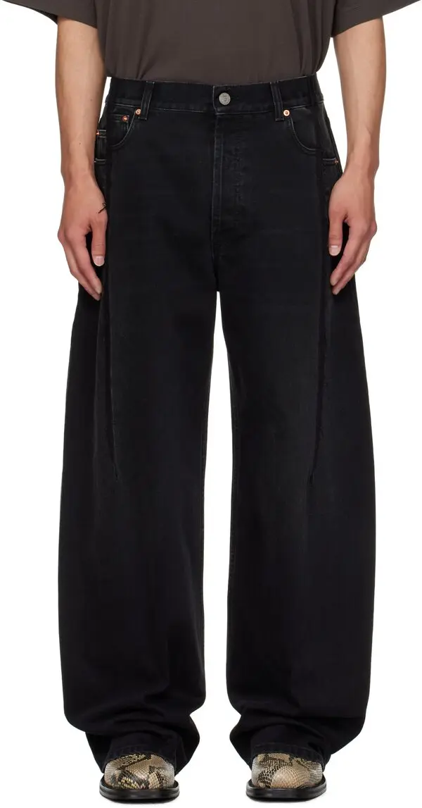 Vetements Wide-leg Jeans With Belt Loops