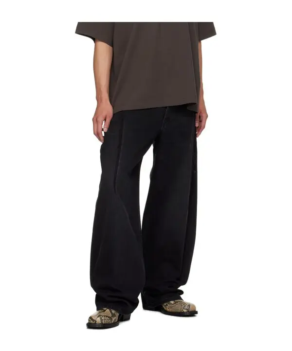 Vetements Wide-leg Jeans With Belt Loops
