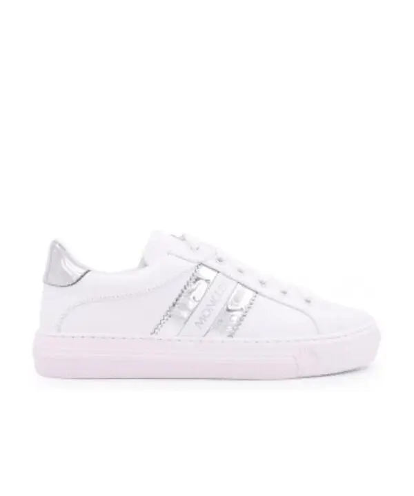 Moncler Contrast Heel Low-top Sneakers - White