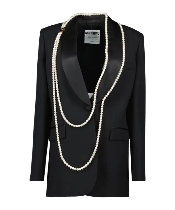 Moschino Embellished Tailored Blazer