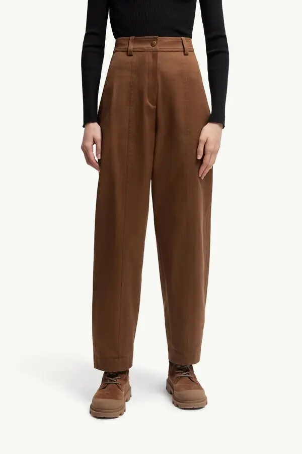 Moncler Straight Leg Gabardine Trousers