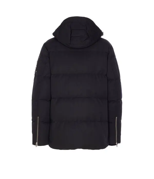 Moose Knuckles Zip Detailed Hooded Coat - No