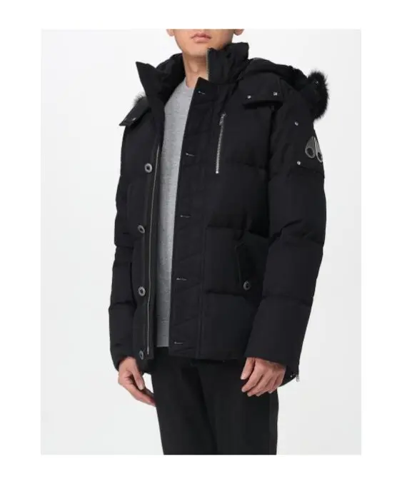 Moose Knuckles Zip Detailed Hooded Coat - No