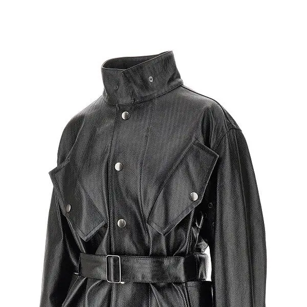 MAISON MARGIELA Stand Collar Belted Jacket